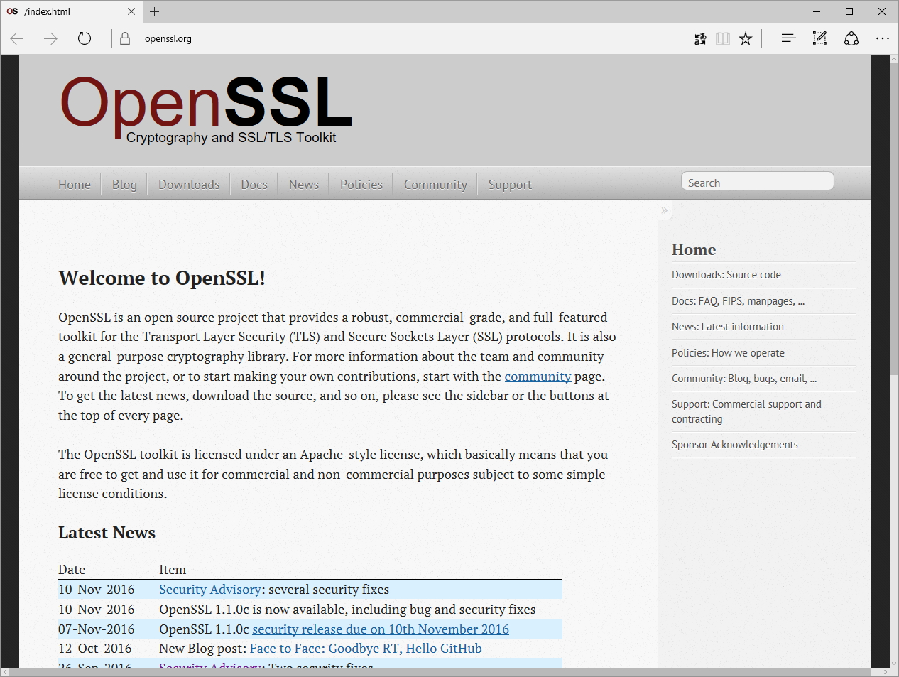 「OpenSSL」v1.1.0cが公開。深刻度“High”を含む3件の脆弱性を修正 - 窓の杜