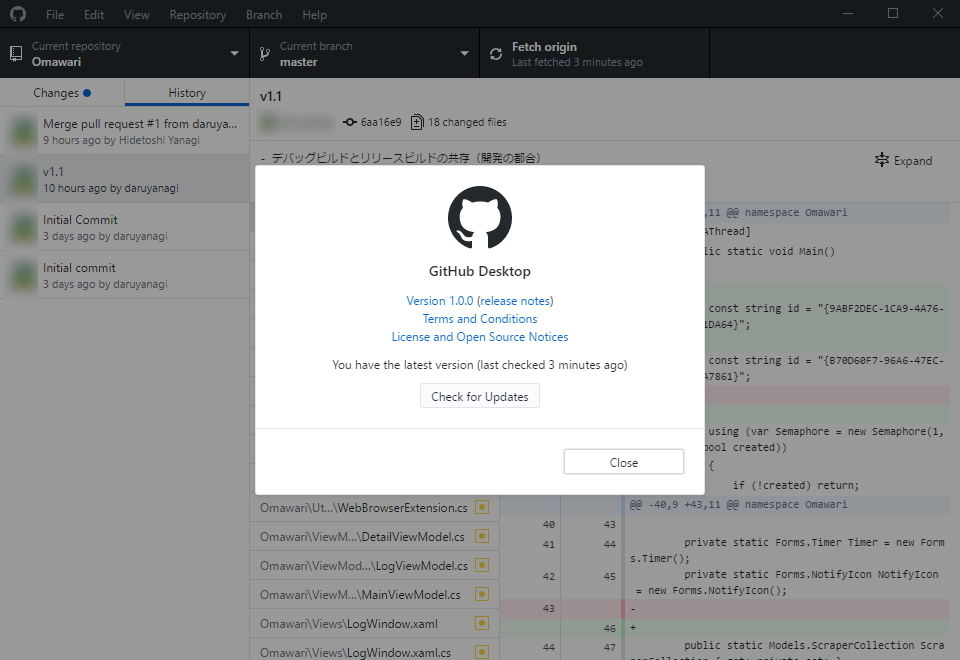 GitHub、Windows/Mac両対応の新しい「GitHub Desktop」アプリを正式リリース - 窓の杜