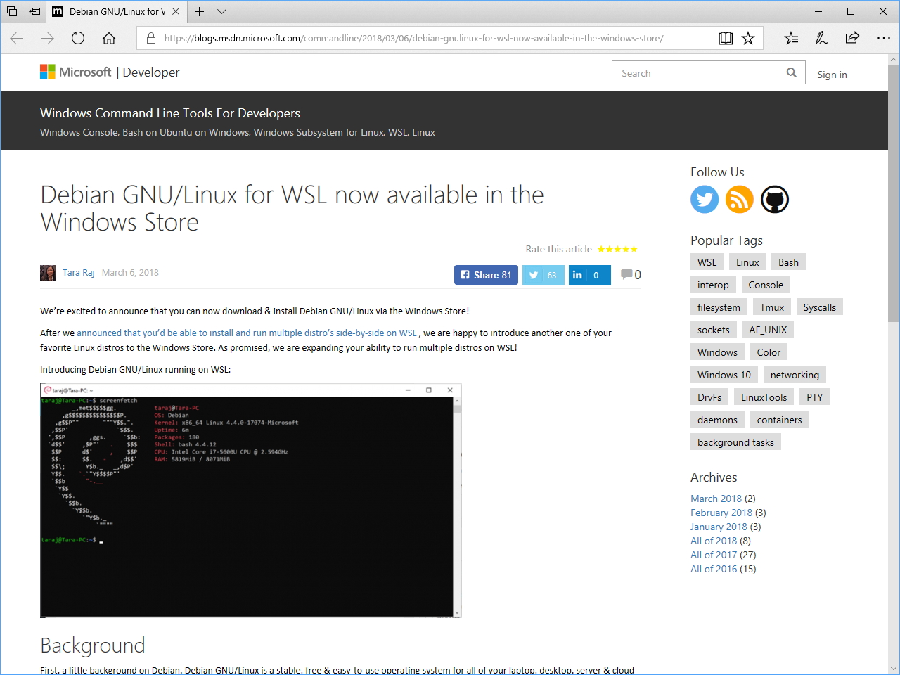 「Debian GNU/Linux」が“ストア”に登場 - 窓の杜