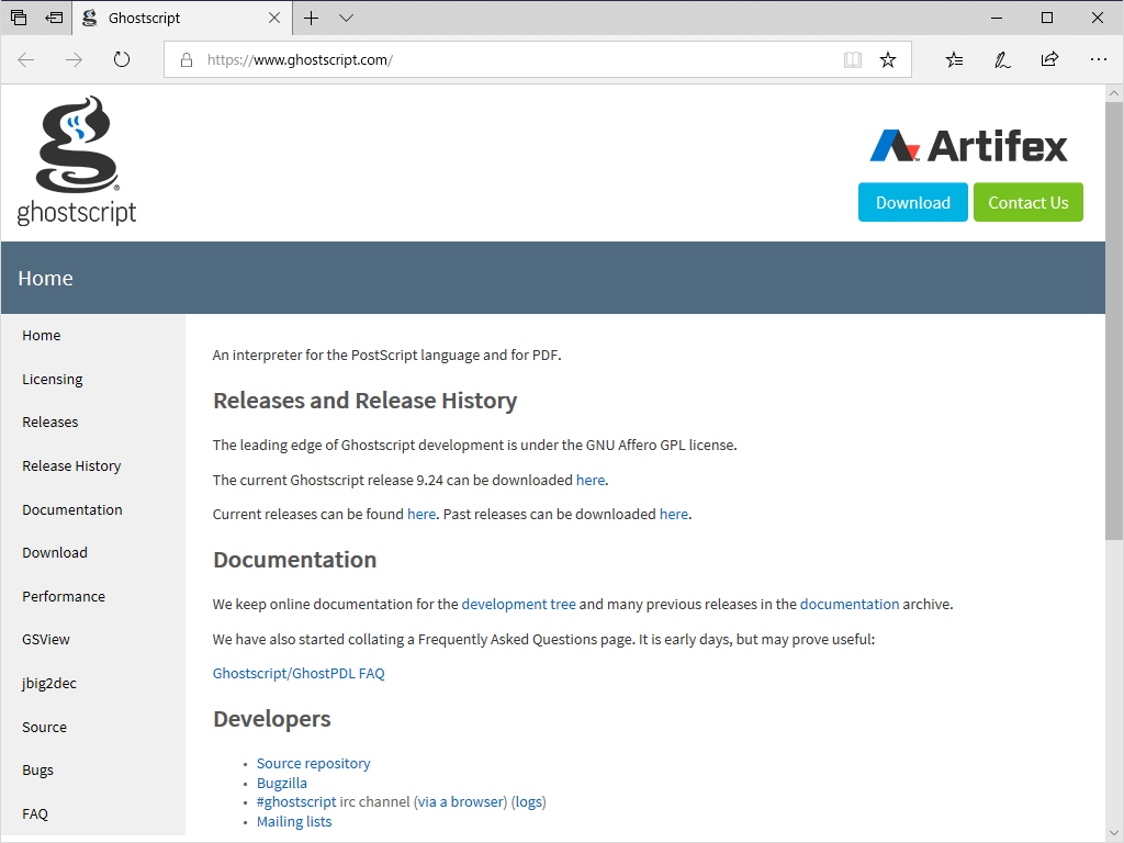 脆弱性を修正した「Ghostscript」v9.24が公開 ～「CubePDF」など影響ソフトは更新を - 窓の杜