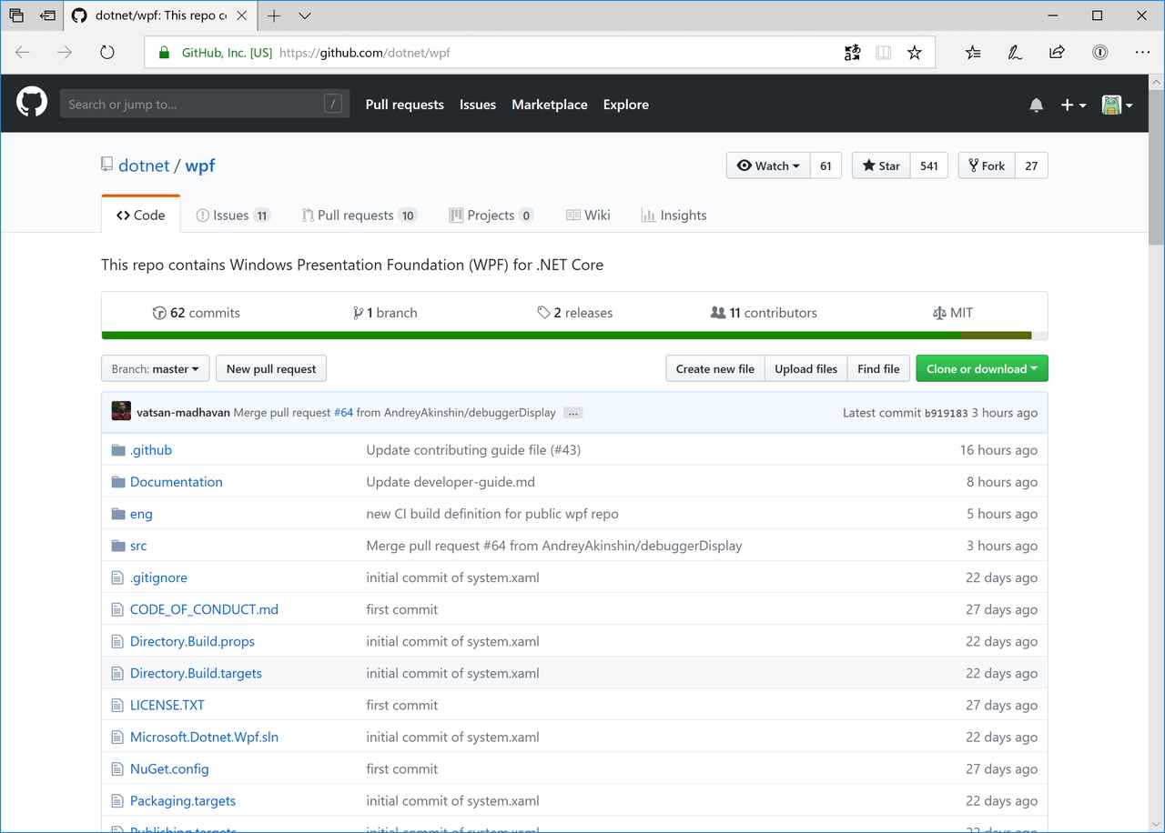 WPF/WinFormsをオープンソース化 ～Microsoft、「.NET Core 3.0」Preview 1を発表 - 窓の杜