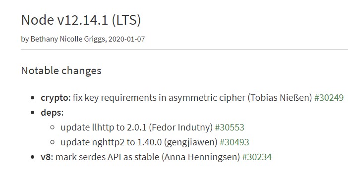 「Node.js」v12.14.1/v13.6.0公開 ほか - ダイジェストニュース - 窓の杜