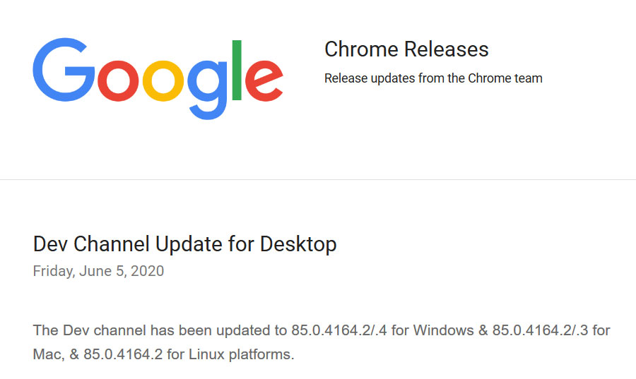 Google「Chrome Dev channel」を更新 ほか - ダイジェストニュース - 窓の杜