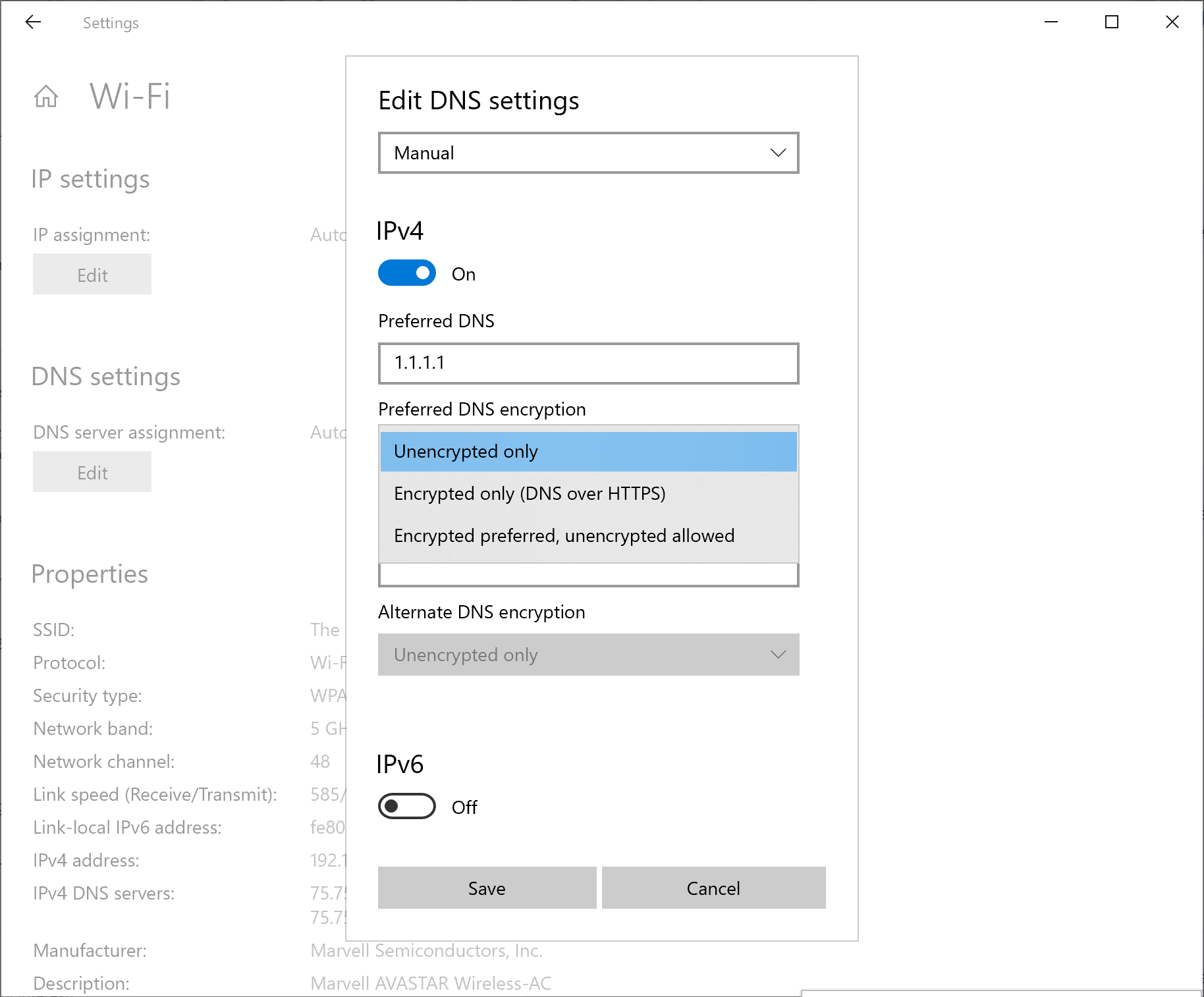 [B! Windows] DNS/DNS over HTTPS関連の設定UIを改善 ～ Dev版「Windows 10」Build 20185 が公開／MDM（モバイルデバイス管理）ポリシーも拡充