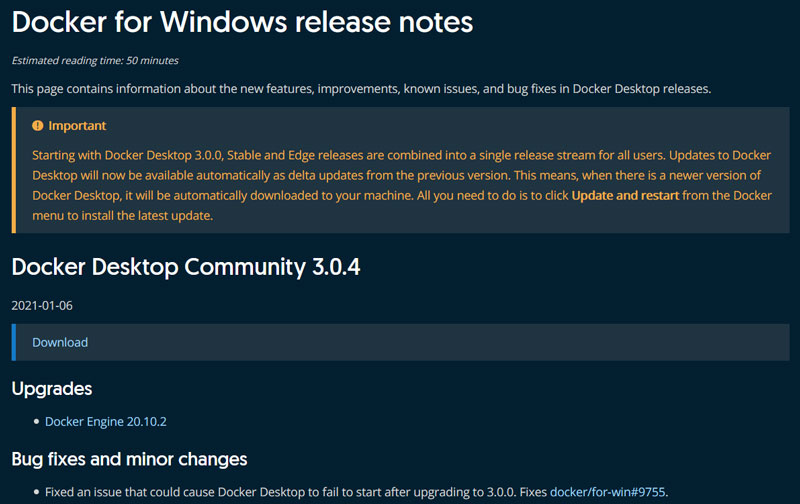 「Docker Desktop」v3.0.4が公開 ほか - ダイジェストニュース - 窓の杜