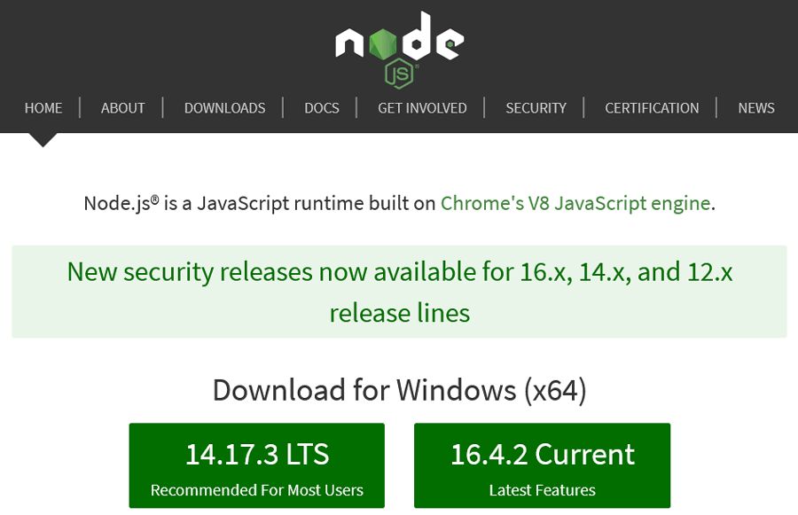 「Node.js」v16.4.2が公開 ほか - ダイジェストニュース - 窓の杜