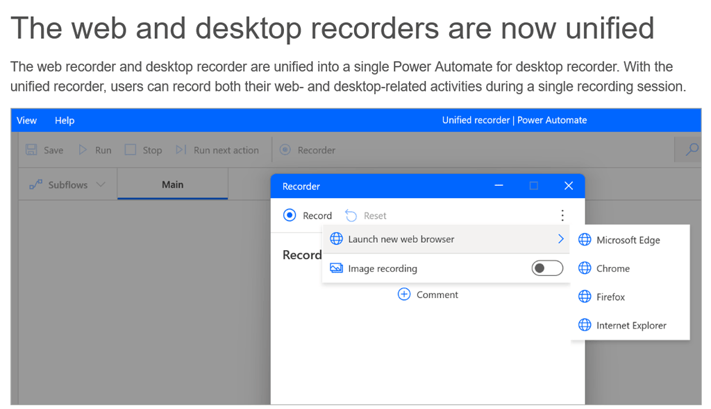 「Power Automate for desktop」がWebとデスクトップの録音機能を統合 ほか - ダイジェストニュース - 窓の杜