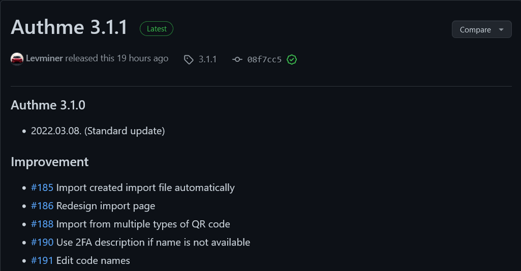 2要素認証の確認コードを生成＆管理できる「Authme」v3.1.1が公開 ほか - ダイジェストニュース - 窓の杜