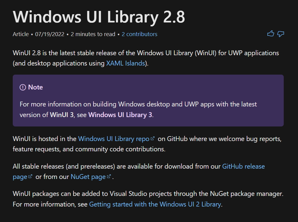 Microsoftが「Windows UI Library」v2.8を公開 ほか - ダイジェストニュース - 窓の杜