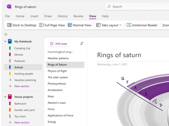 Windows版「OneNote」アプリに「垂直タブ」 ～Microsoftが2023年初めにも導入へ - 窓の杜