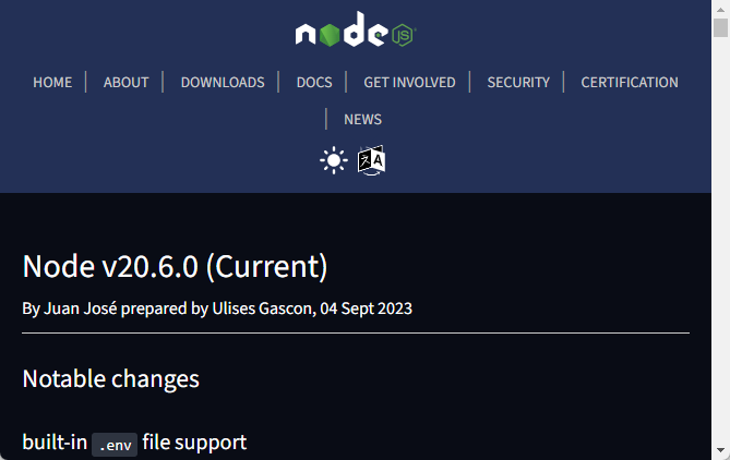 「Node.js」v20.6.0が公開 ほか - ダイジェストニュース - 窓の杜