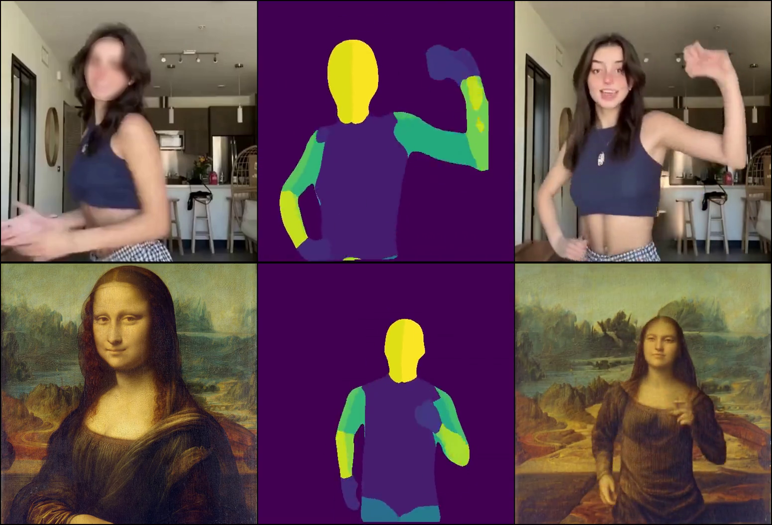 [B! AI] 1枚の静止画からAIが人やキャラが動く動画を生成する「MagicAnimate」が公開／ソースコードに加え、Webブラウザー上で実際に動作するデモを利用できる