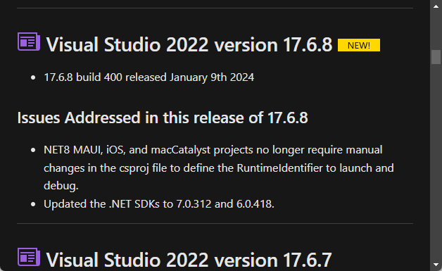 Mac向け統合開発環境「Visual Studio 2022 for Mac」v17.6.8 ほか - ダイジェストニュース - 窓の杜