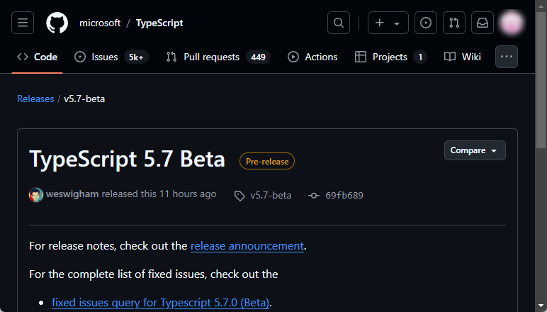 「TypeScript」v5.7 Beta、「Twinkle Tray」v1.16.2 ほか - ダイジェストニュース - 窓の杜