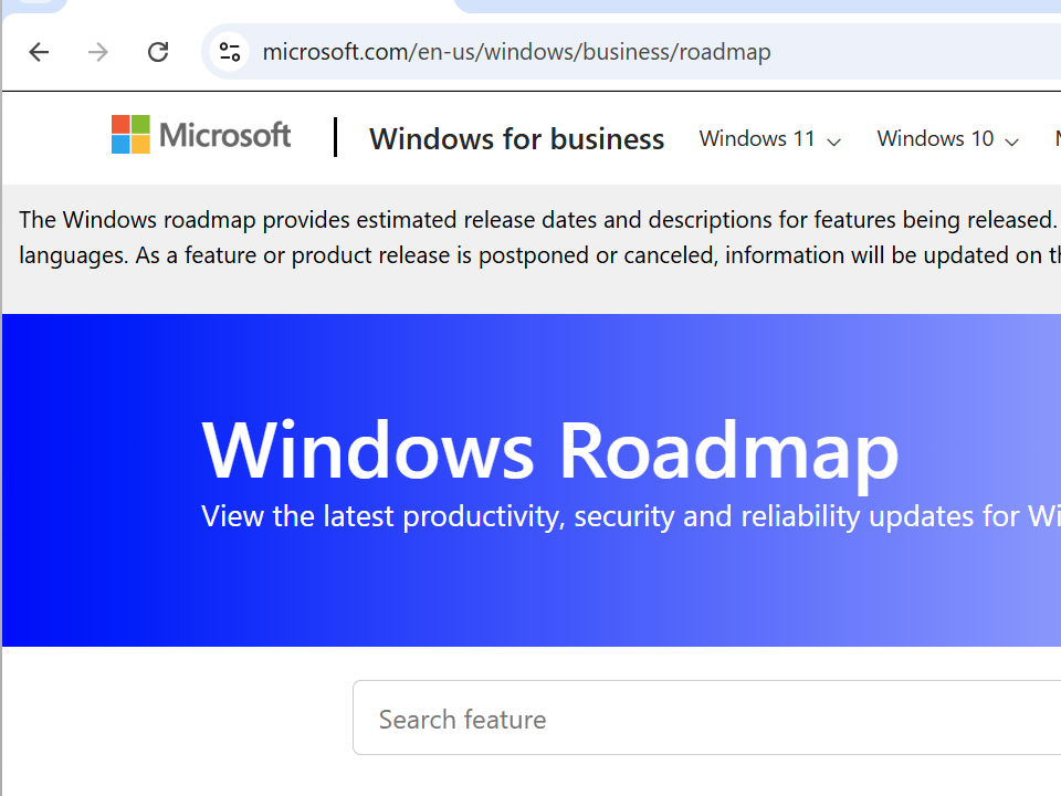 [B! Microsoft] MicrosoftがOSの新機能や改善点を集約した「Windows Roadmap」を開設／利用できるチャネルや ...
