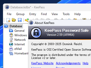 「KeePass」がARM64にネイティブ対応、「Windows 11 バージョン 24H2」以降で - 窓の杜